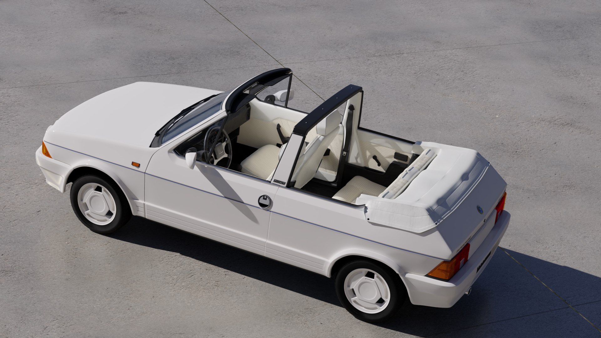 1986 Fiat Ritmo Supercabrio Bertone Leader 3D - TurboSquid 2246522