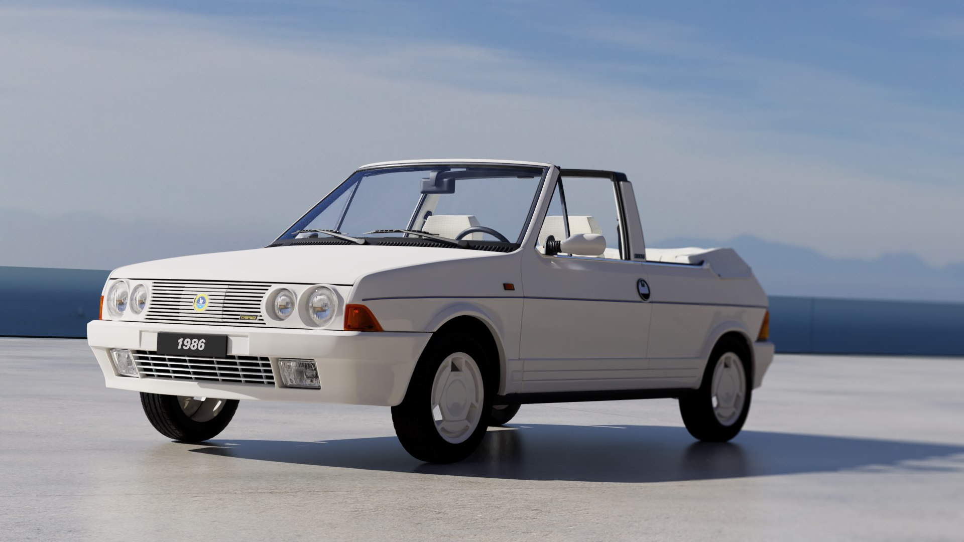 1986 Fiat Ritmo Supercabrio Bertone Leader 3D - TurboSquid 2246522