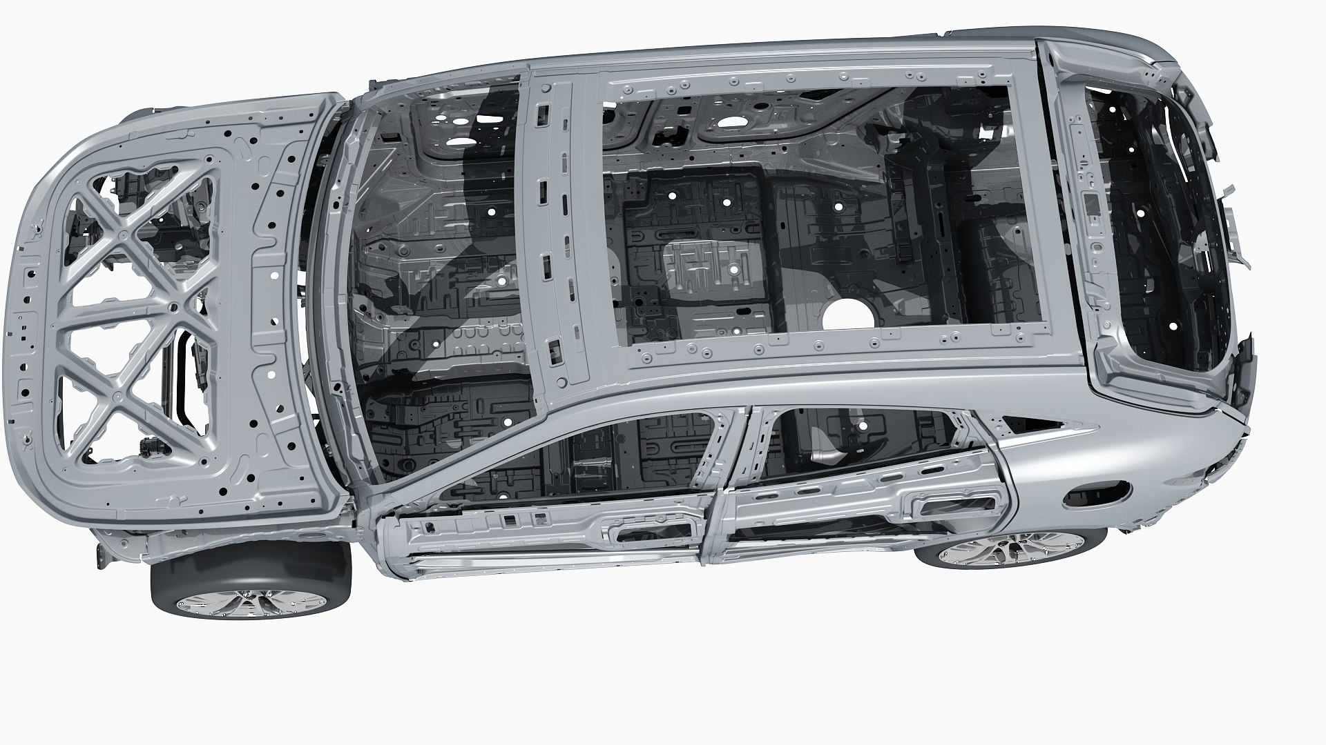 SUV Chassis Frame 3D Model - TurboSquid 1971371