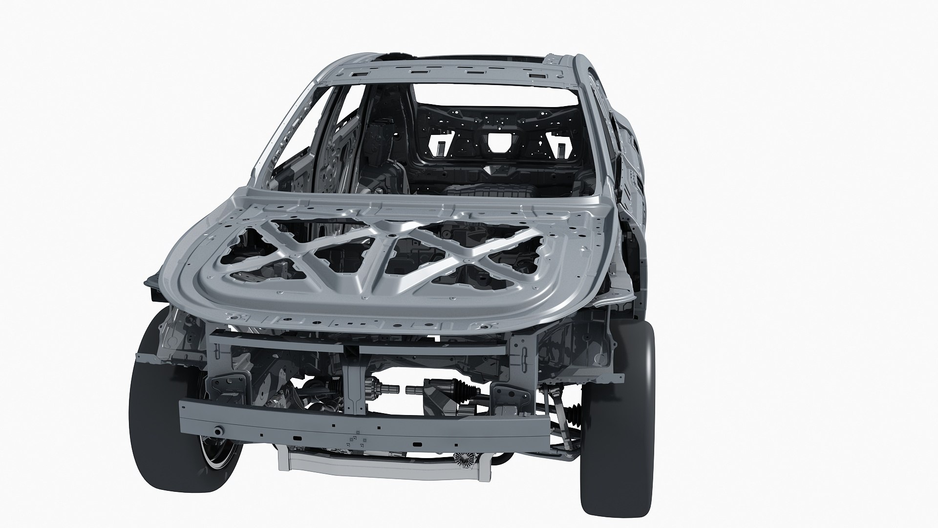 SUV Chassis Frame 3D Model - TurboSquid 1971371