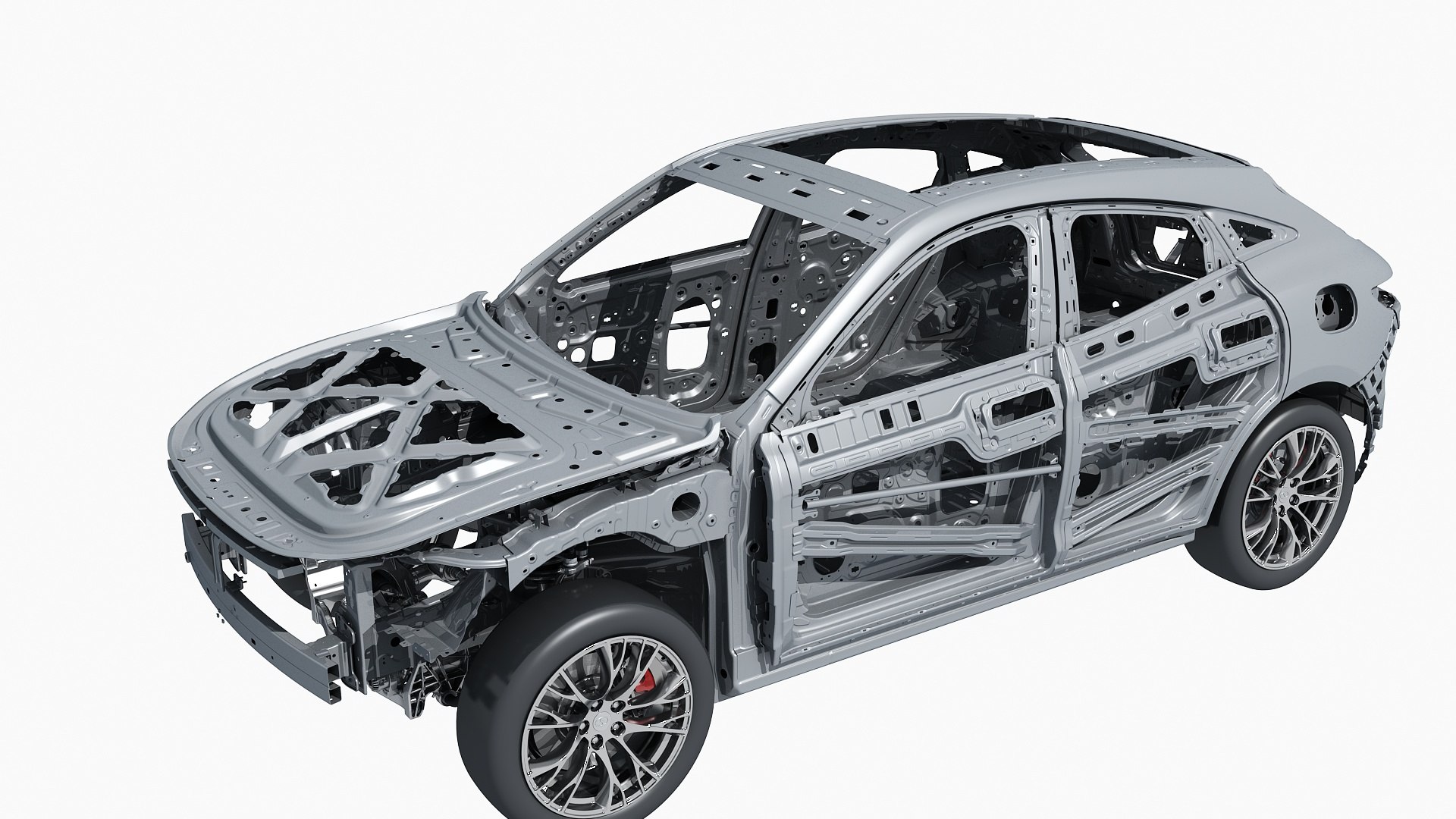 SUV Chassis Frame 3D Model - TurboSquid 1971371