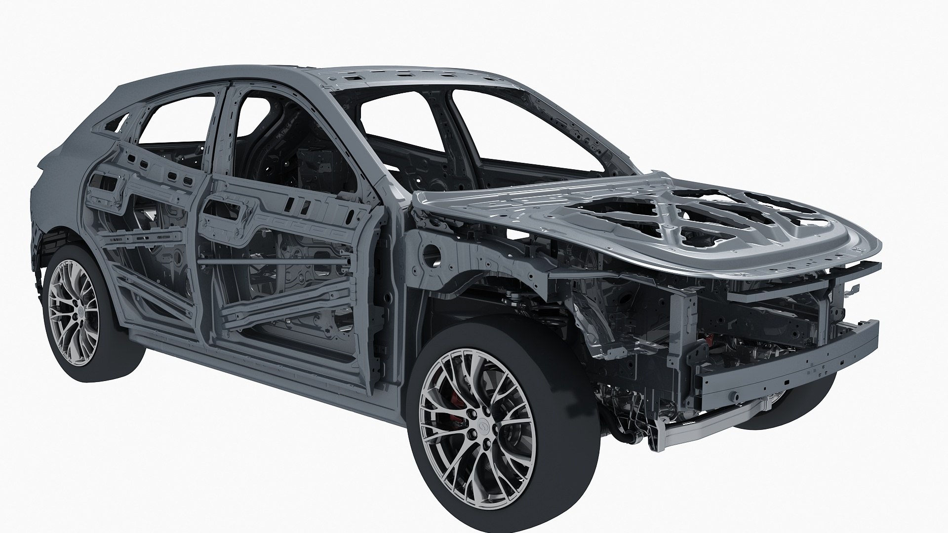 SUV Chassis Frame 3D Model - TurboSquid 1971371