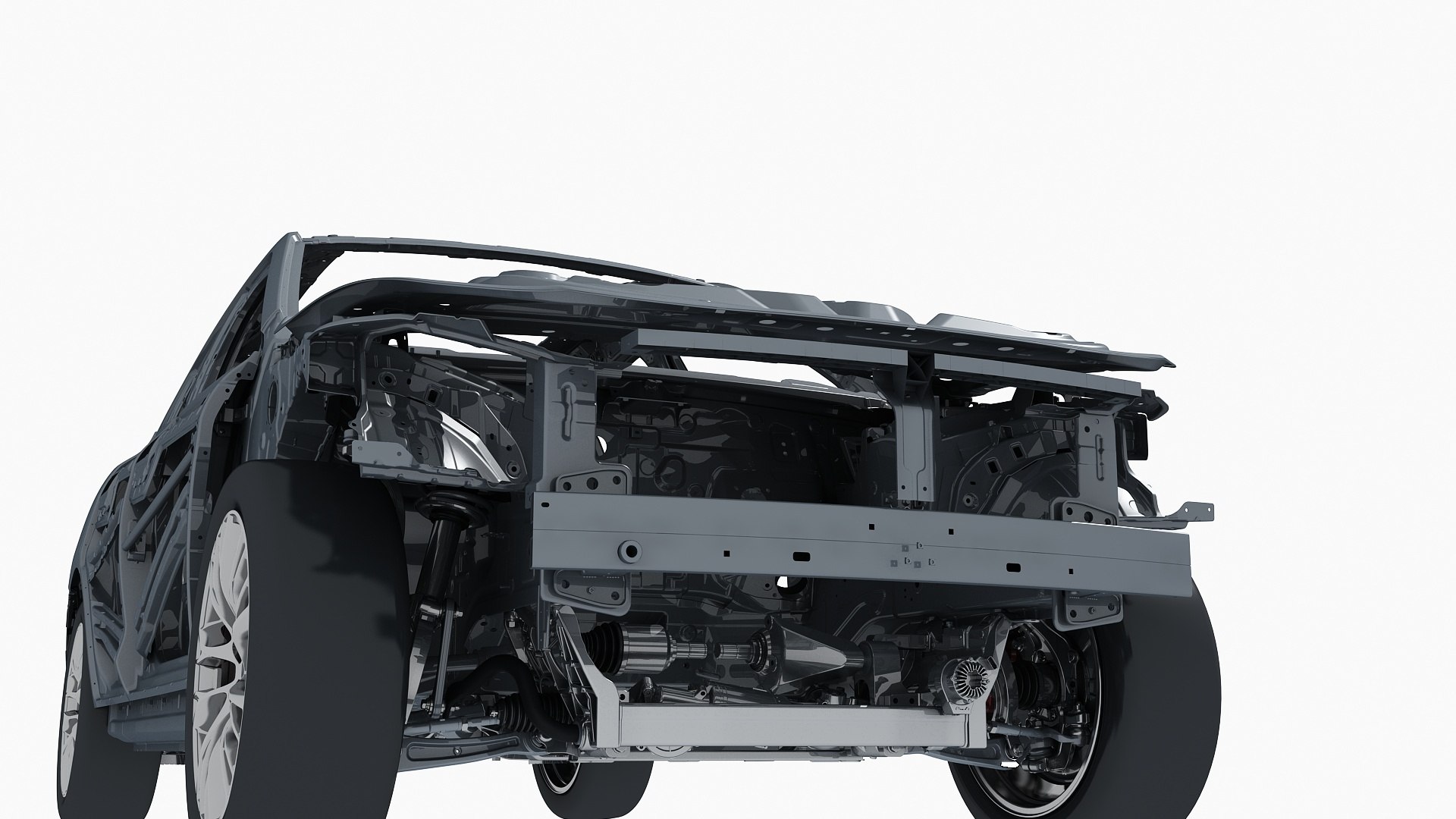 SUV Chassis Frame 3D Model - TurboSquid 1971371