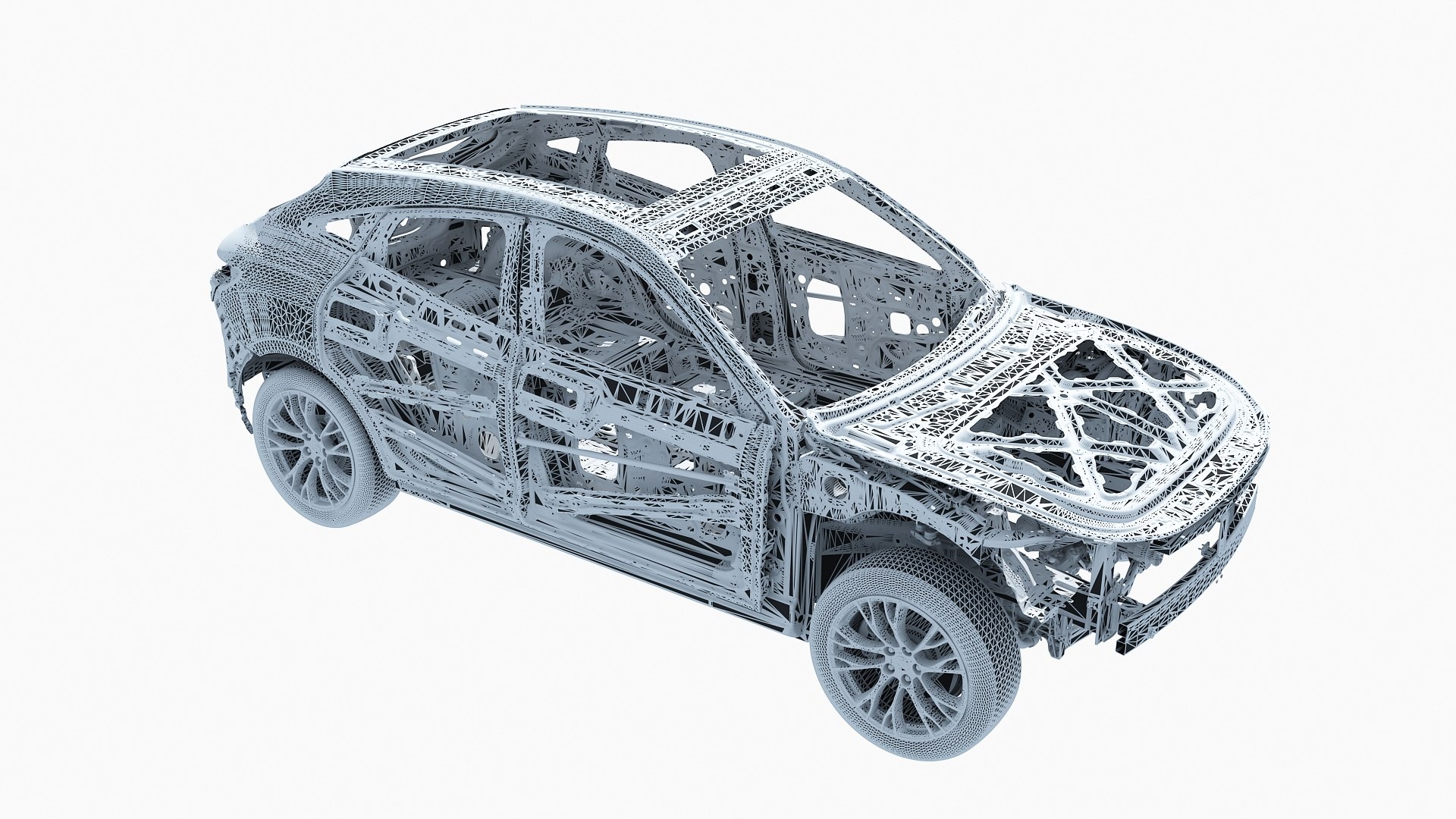 SUV Chassis Frame 3D Model - TurboSquid 1971371