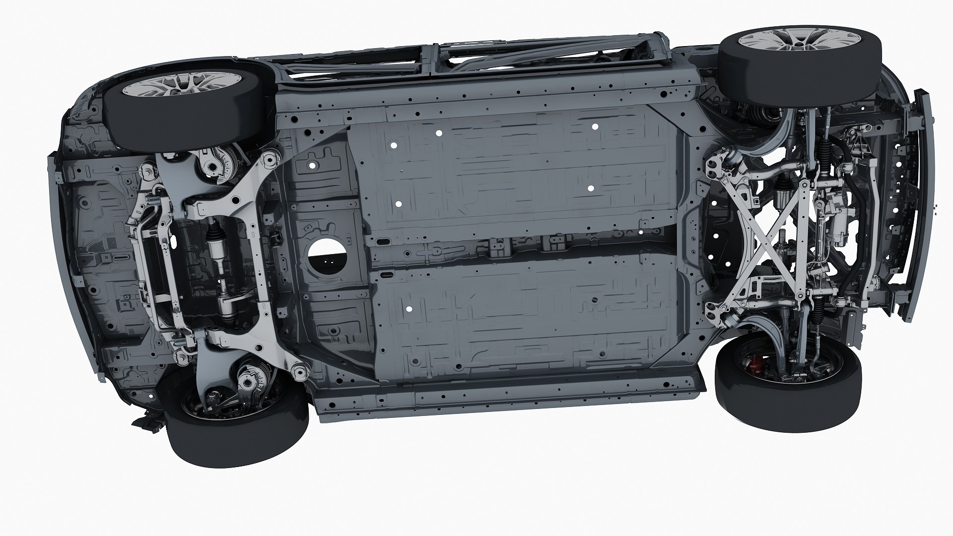 SUV Chassis Frame 3D Model - TurboSquid 1971371