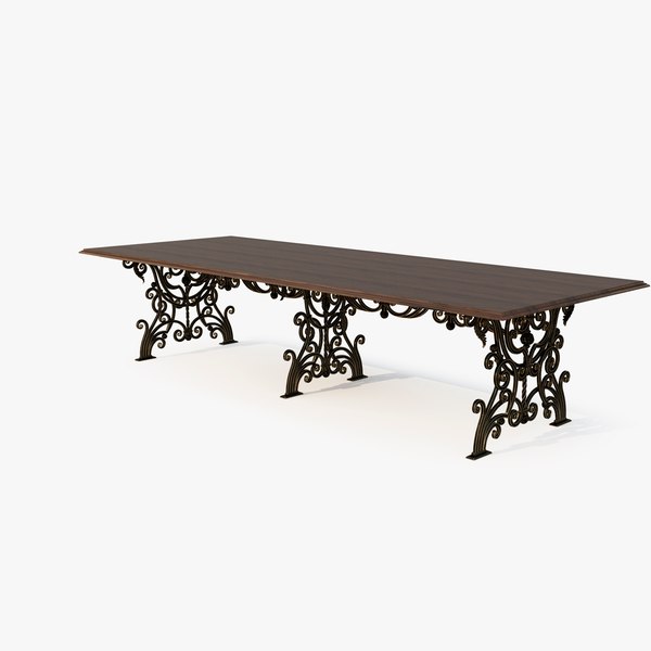 3d model forged table