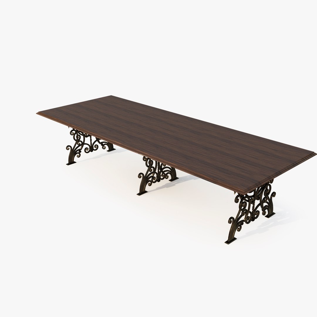 3d Model Forged Table