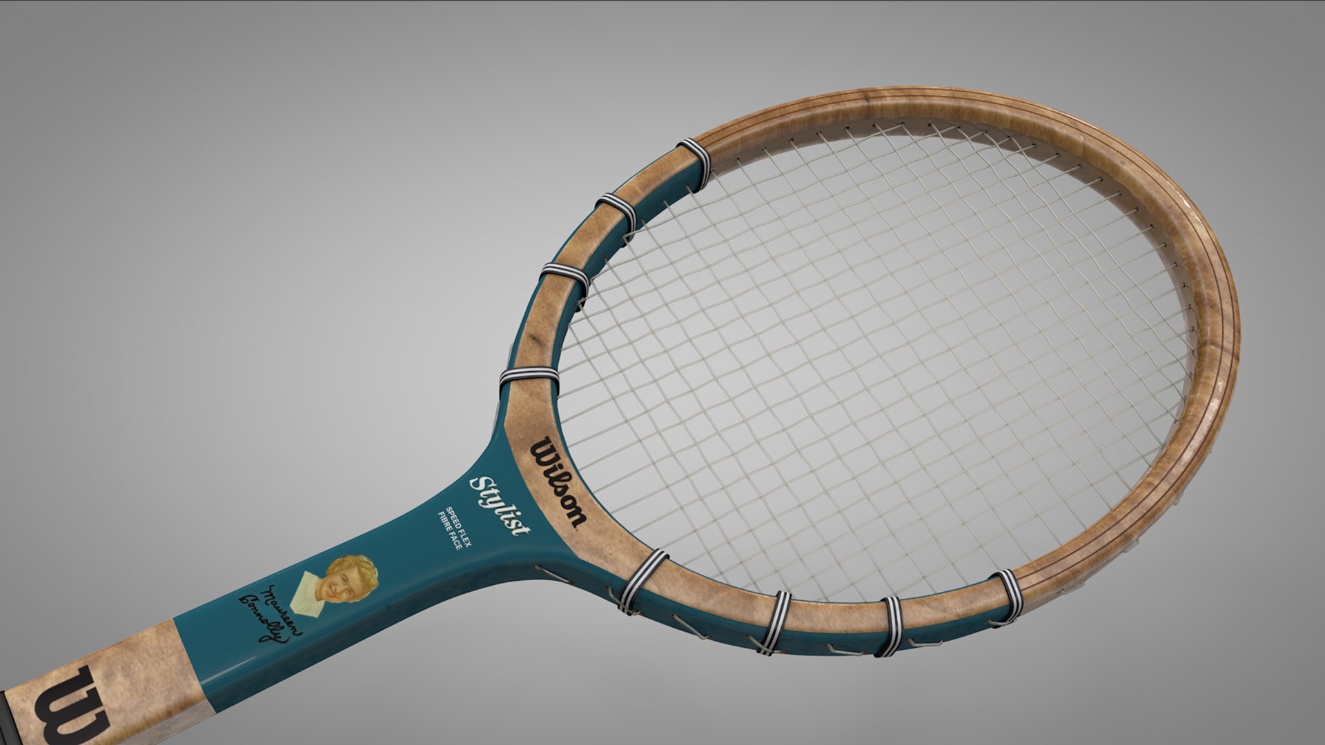 Tennis racquet wilson maureen 3D - TurboSquid 1624404