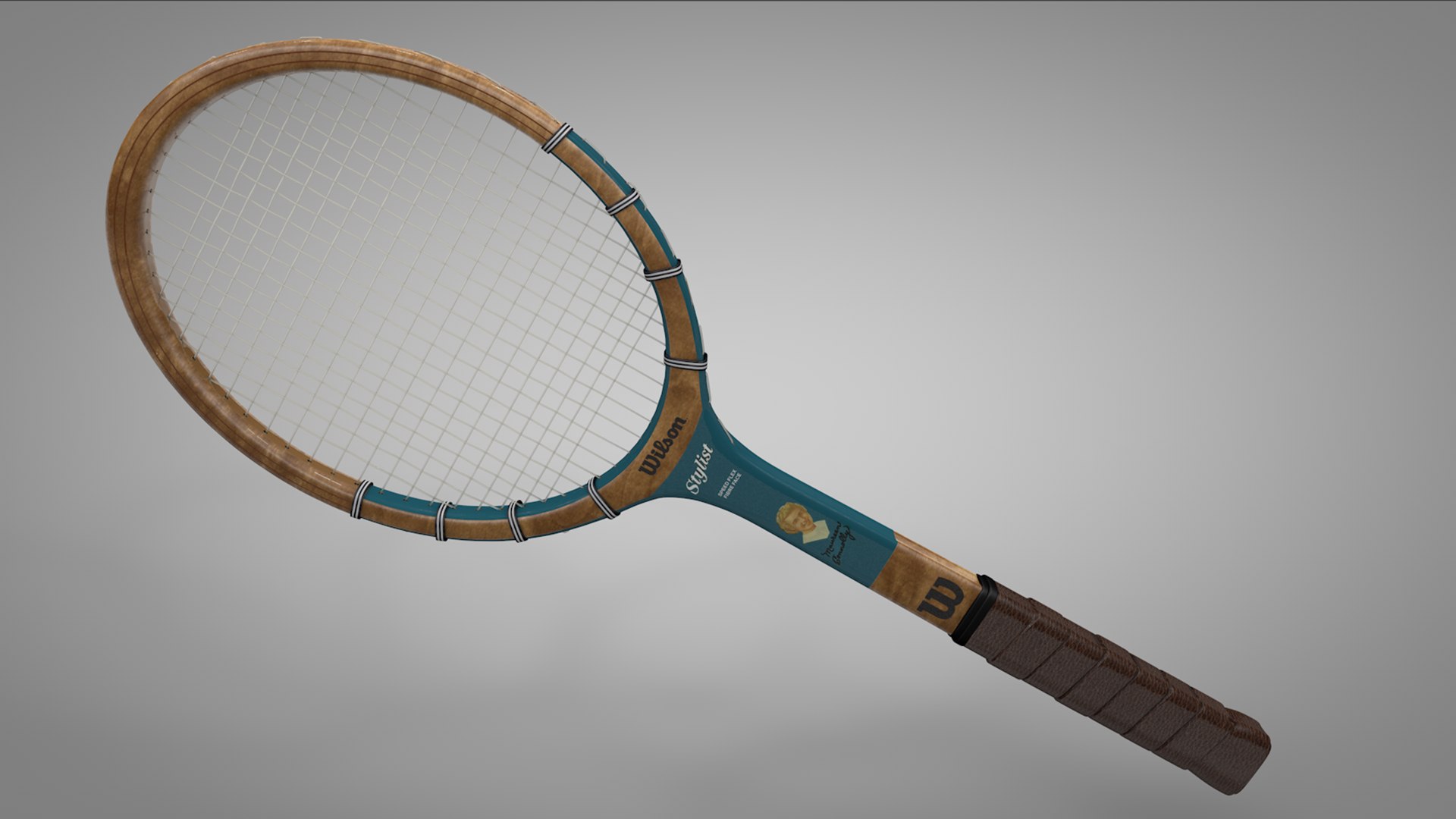 Tennis racquet wilson maureen 3D - TurboSquid 1624404