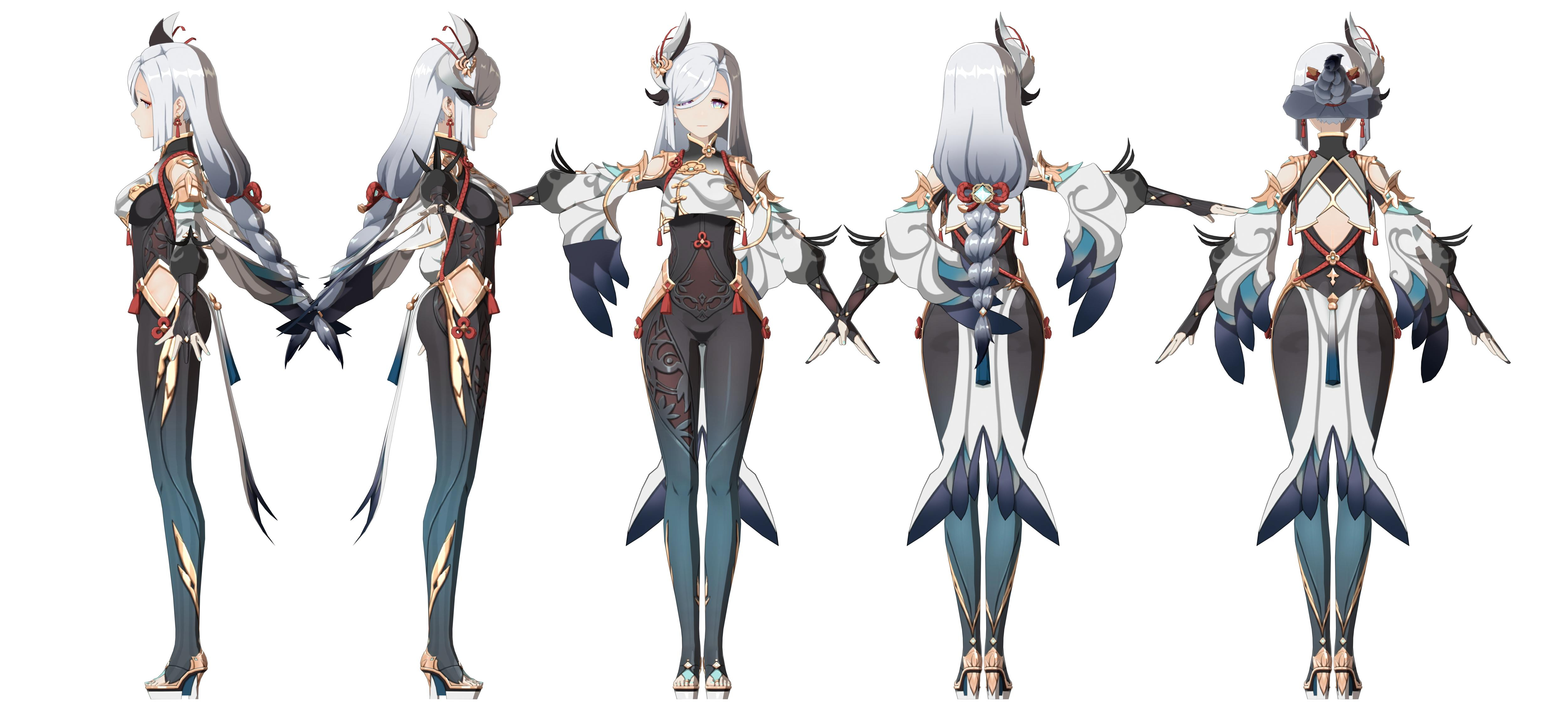 Shenhe - Genshin Impact 3D-Modell - TurboSquid 1837014