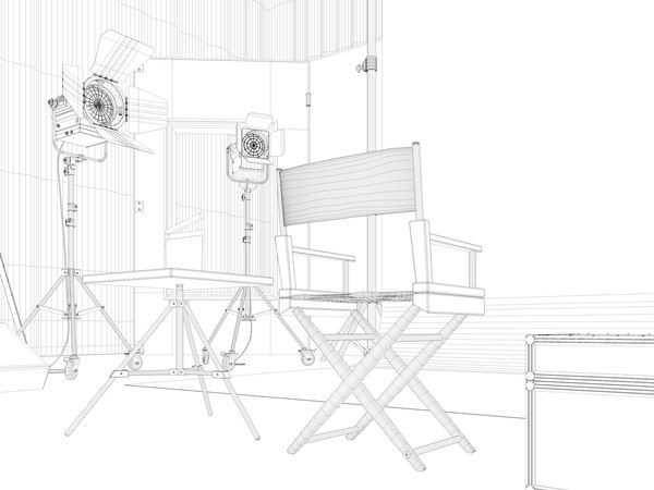 modelo 3d Escena de estudio de fotografía - TurboSquid 2084300