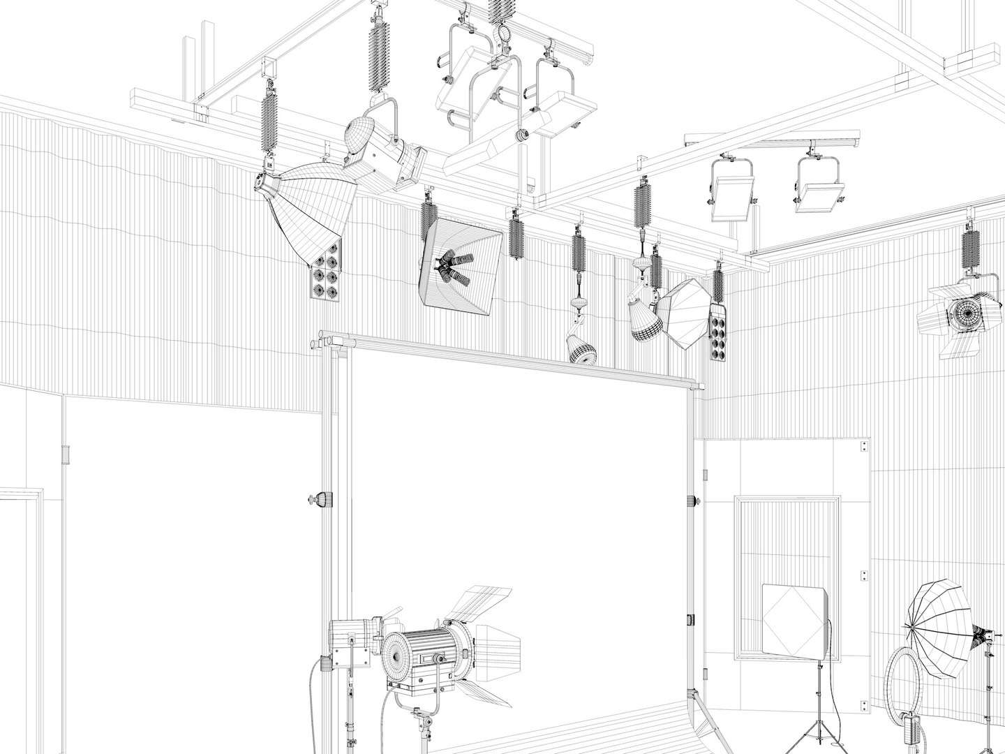 3D Photography Studio Scene - TurboSquid 2084300