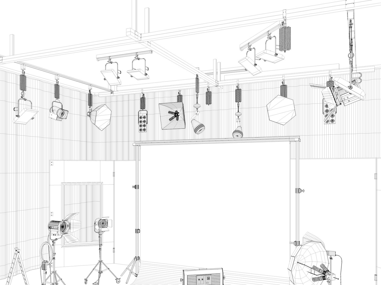 3D Photography Studio Scene - TurboSquid 2084300