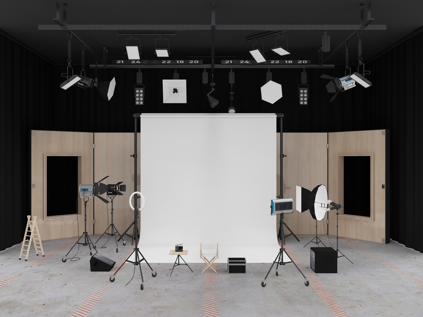 3D Photography Studio Scene - TurboSquid 2084300