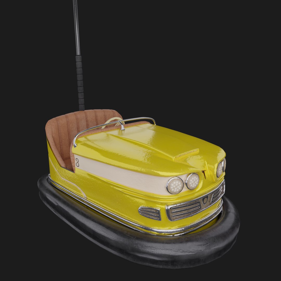 Vintage Bumper Car1 3D Model - TurboSquid 2155108