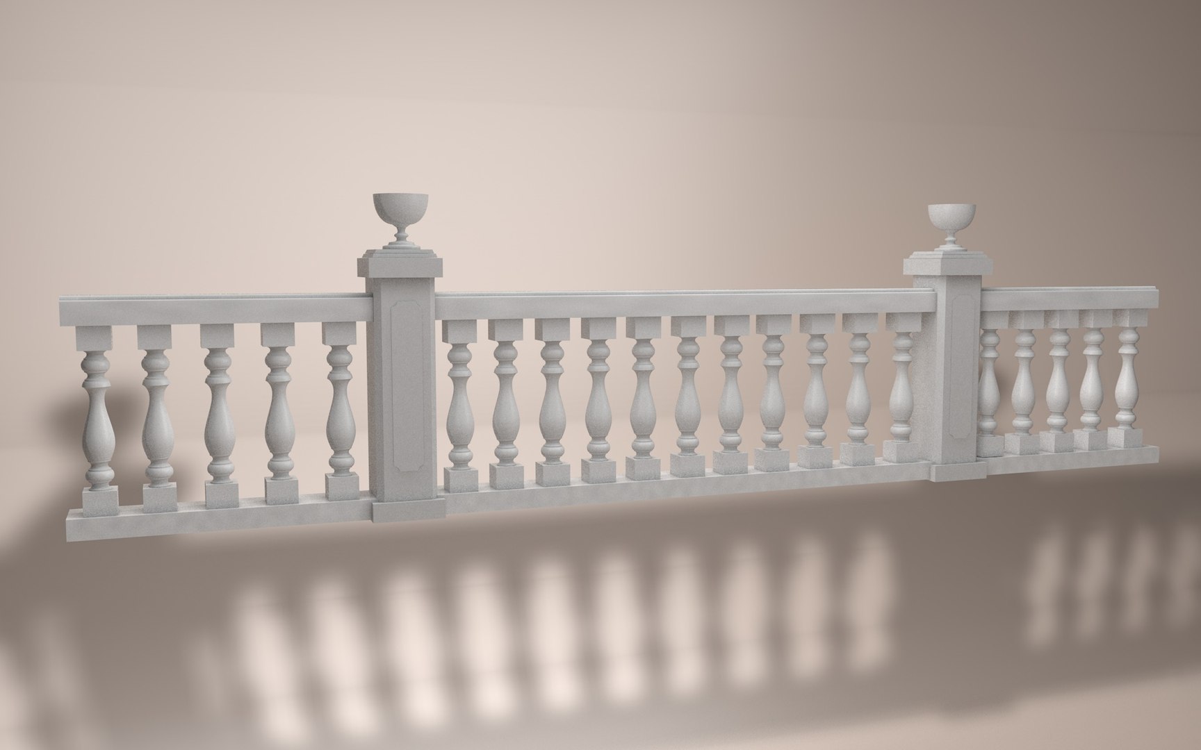Balustrade 1 3D model - TurboSquid 1802452