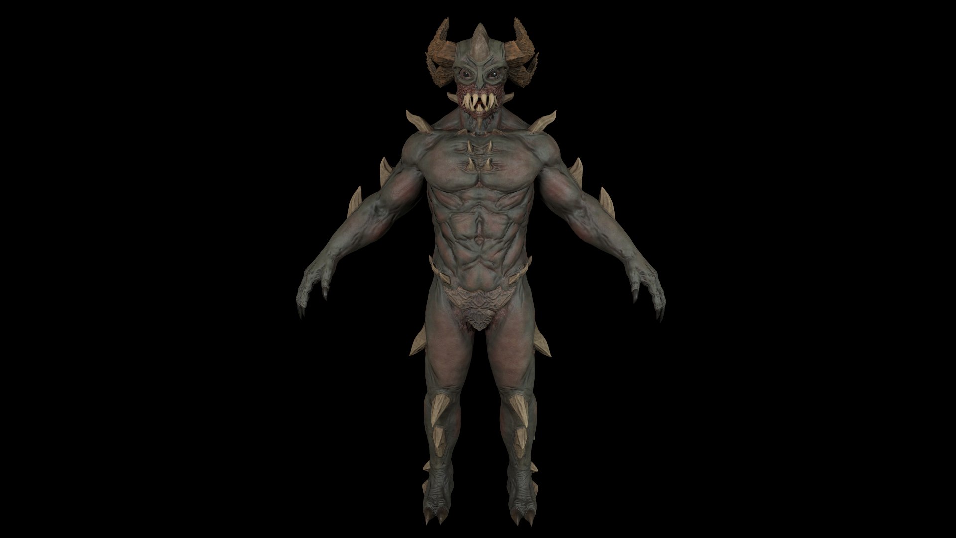 3D Demon Model - TurboSquid 1822149