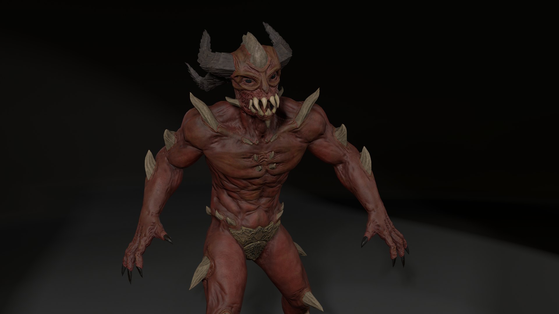 3D Demon Model - TurboSquid 1822149