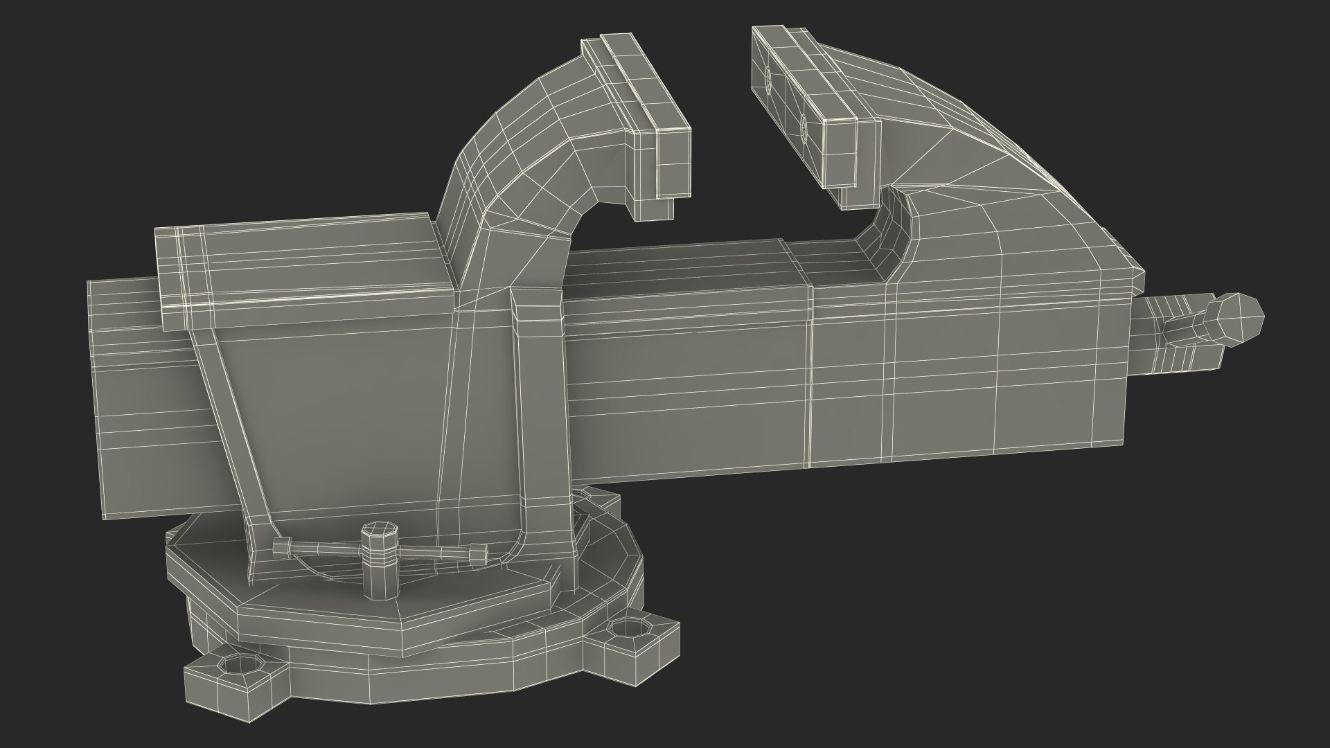 3D General Purpose Bench Vise - TurboSquid 2146609