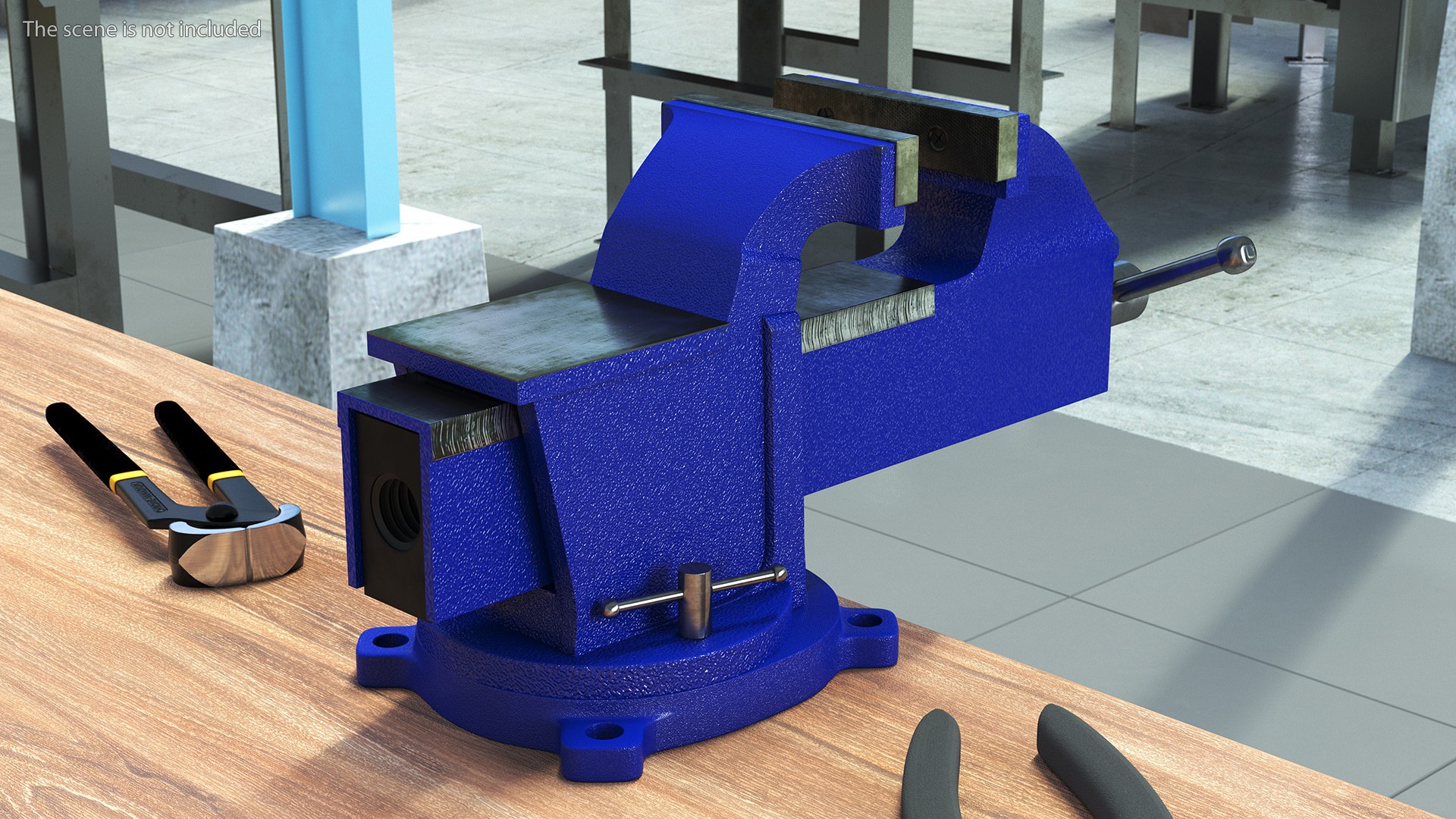 3D General Purpose Bench Vise - TurboSquid 2146609