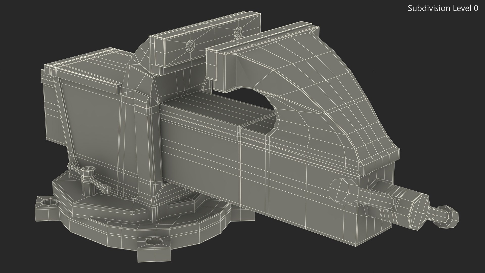 3D General Purpose Bench Vise - TurboSquid 2146609