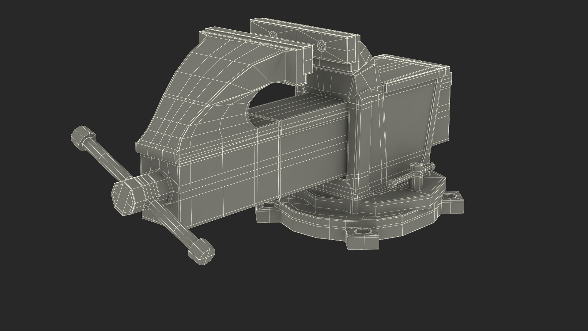 3D General Purpose Bench Vise - TurboSquid 2146609