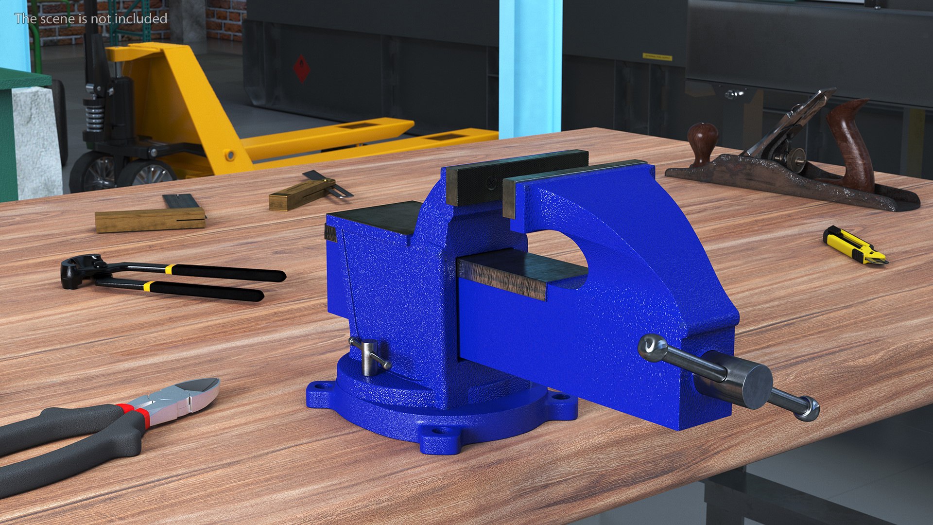 3D General Purpose Bench Vise - TurboSquid 2146609