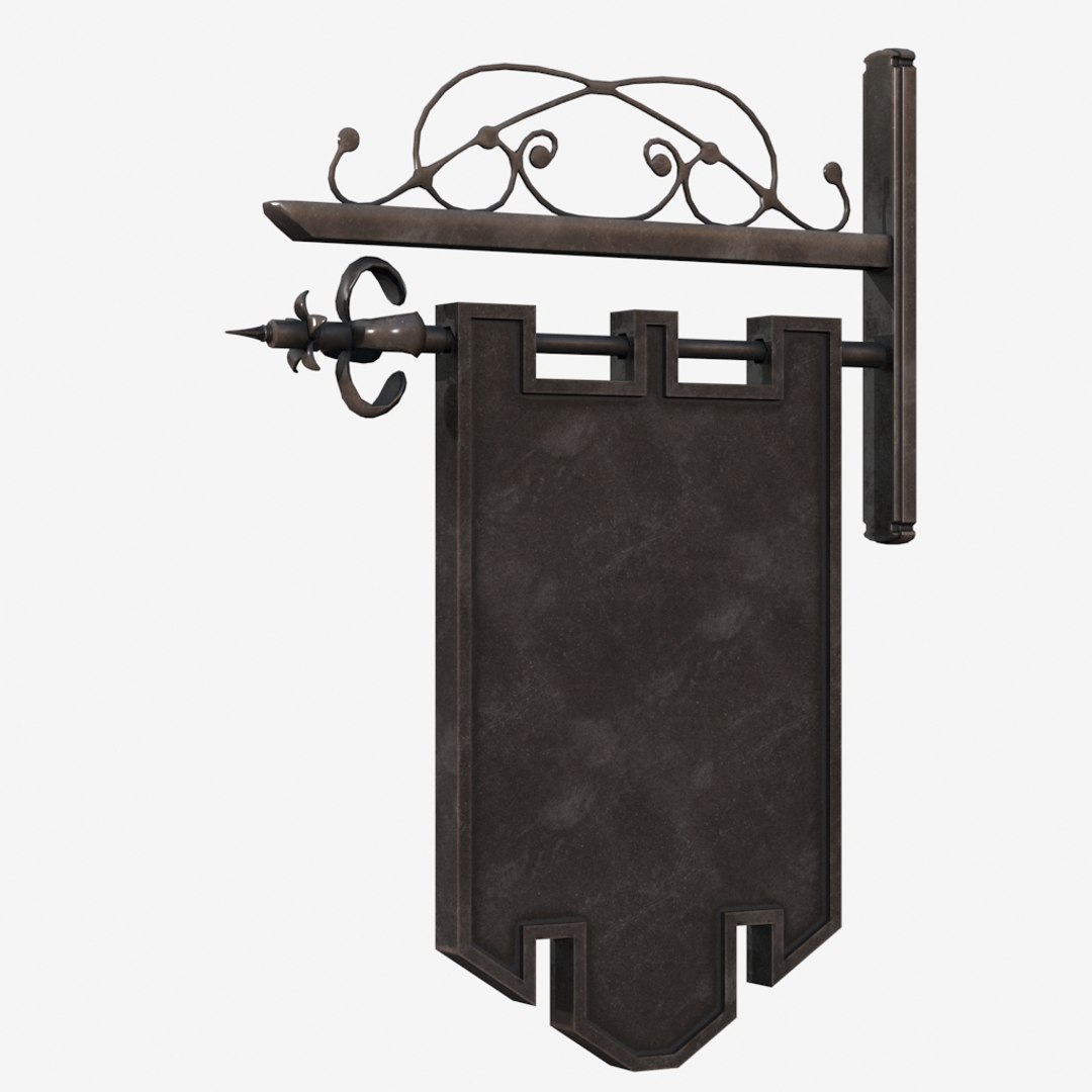 Sign Signboard 3D Model - TurboSquid 1153453