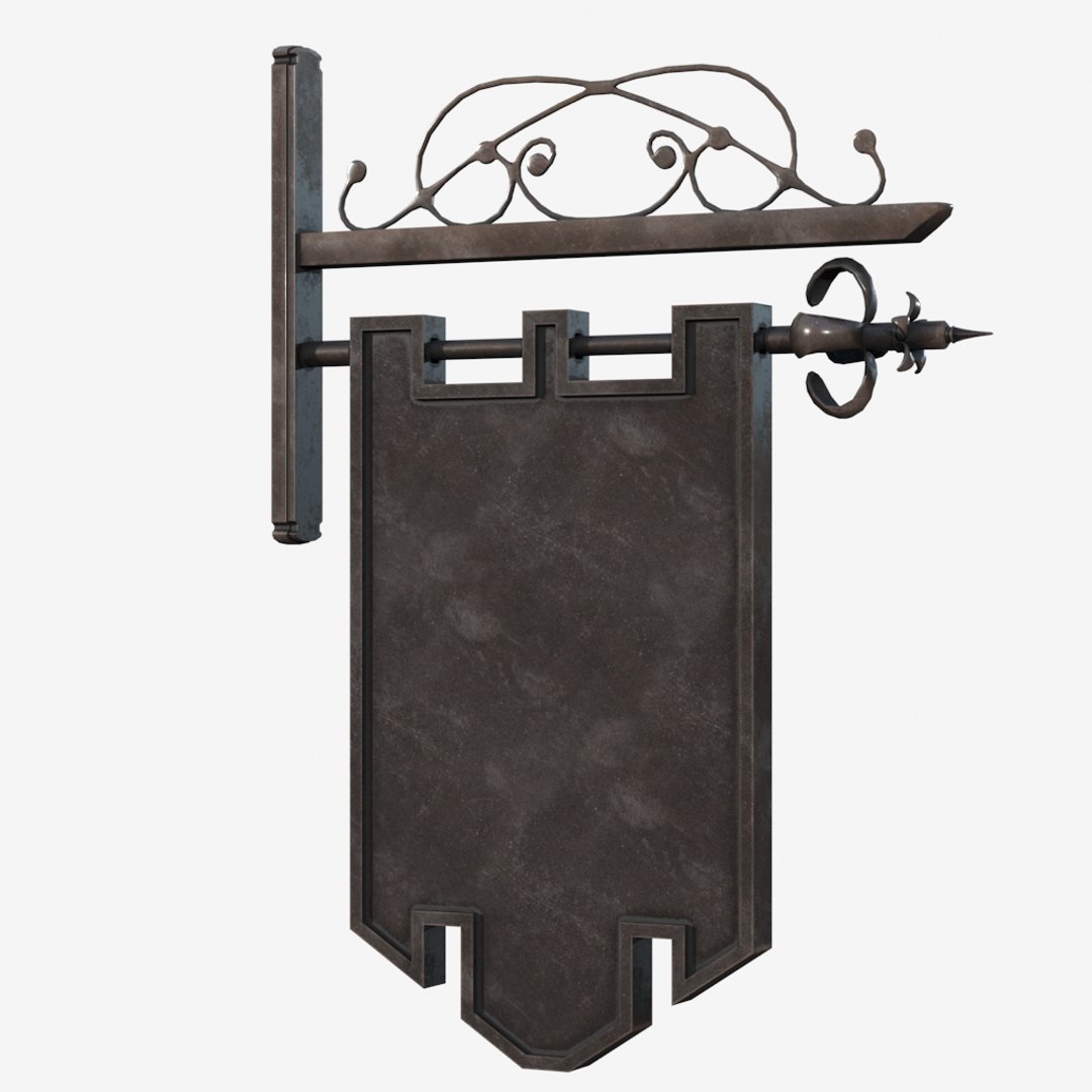 Sign Signboard 3D Model - TurboSquid 1153453
