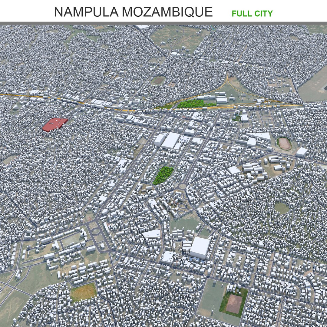 Nampula Mozambique 3D - TurboSquid 2135090