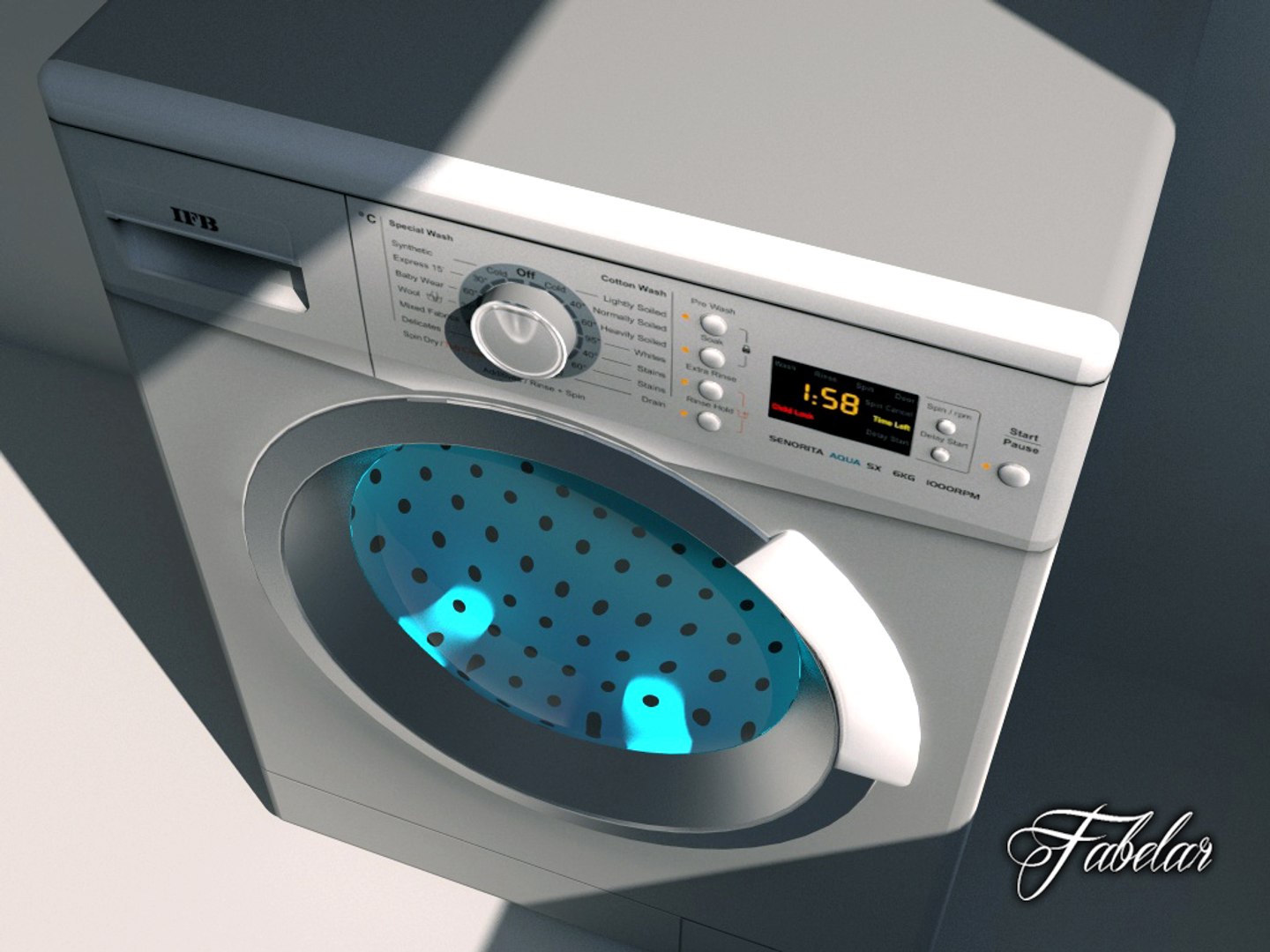 Ifb Washing Machine 3d Max