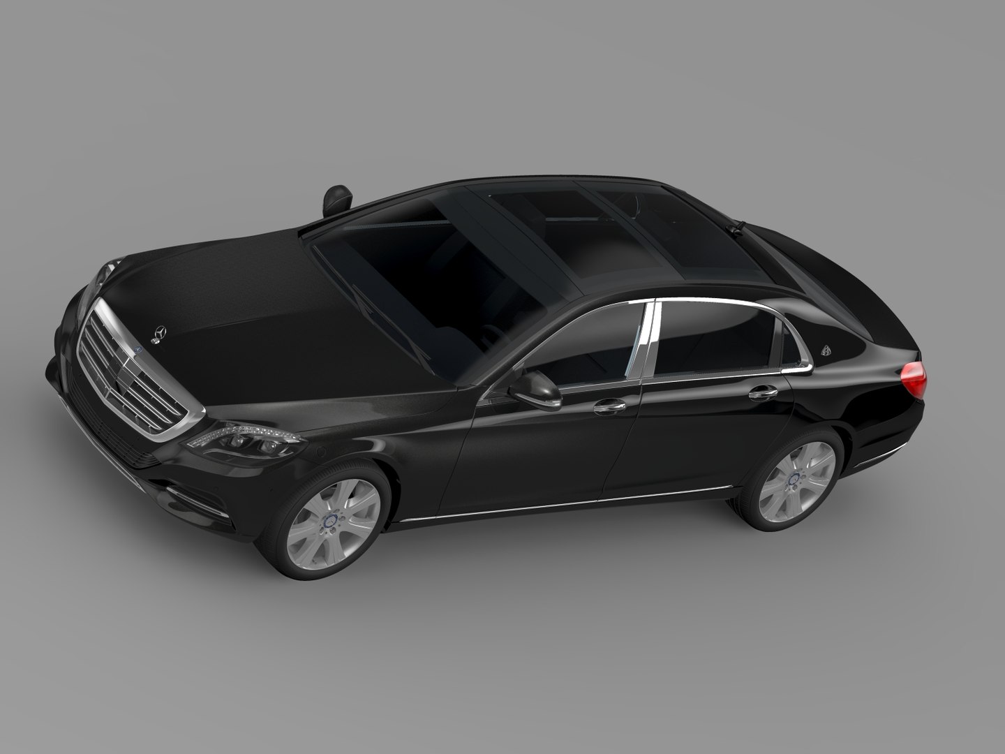 Mercedes Maybach Guard S600 3d C4d