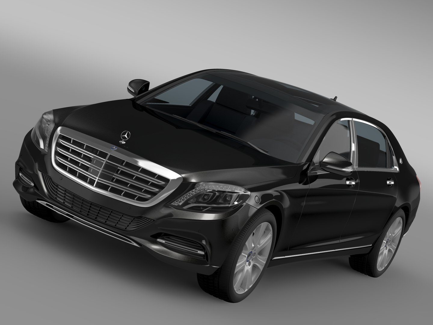 Mercedes Maybach Guard S600 3d C4d
