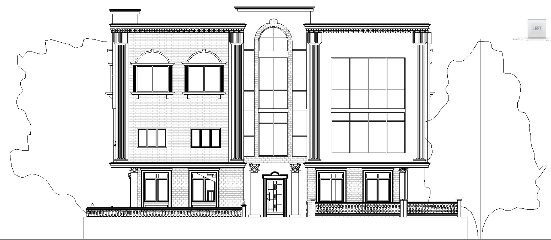 3-Story Classical Villa 3D Model - TurboSquid 2267096