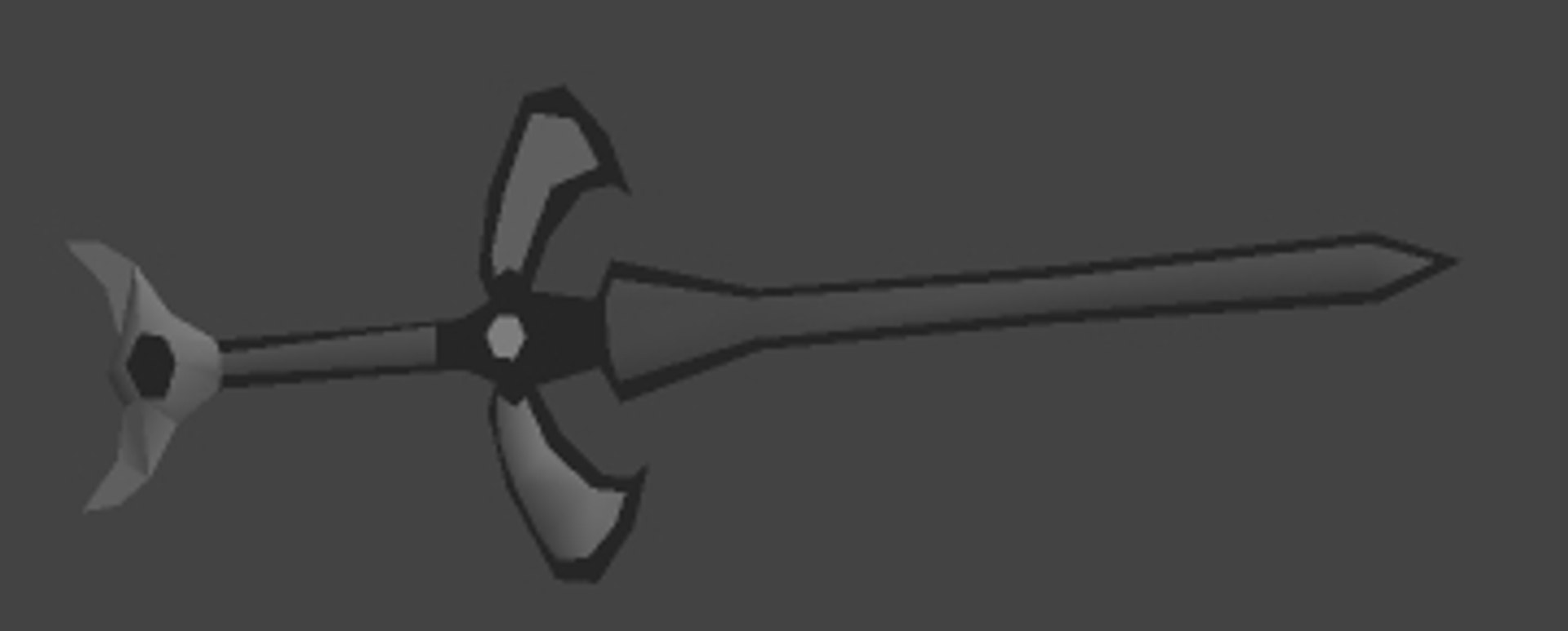Angel Blade Sword 3d Model