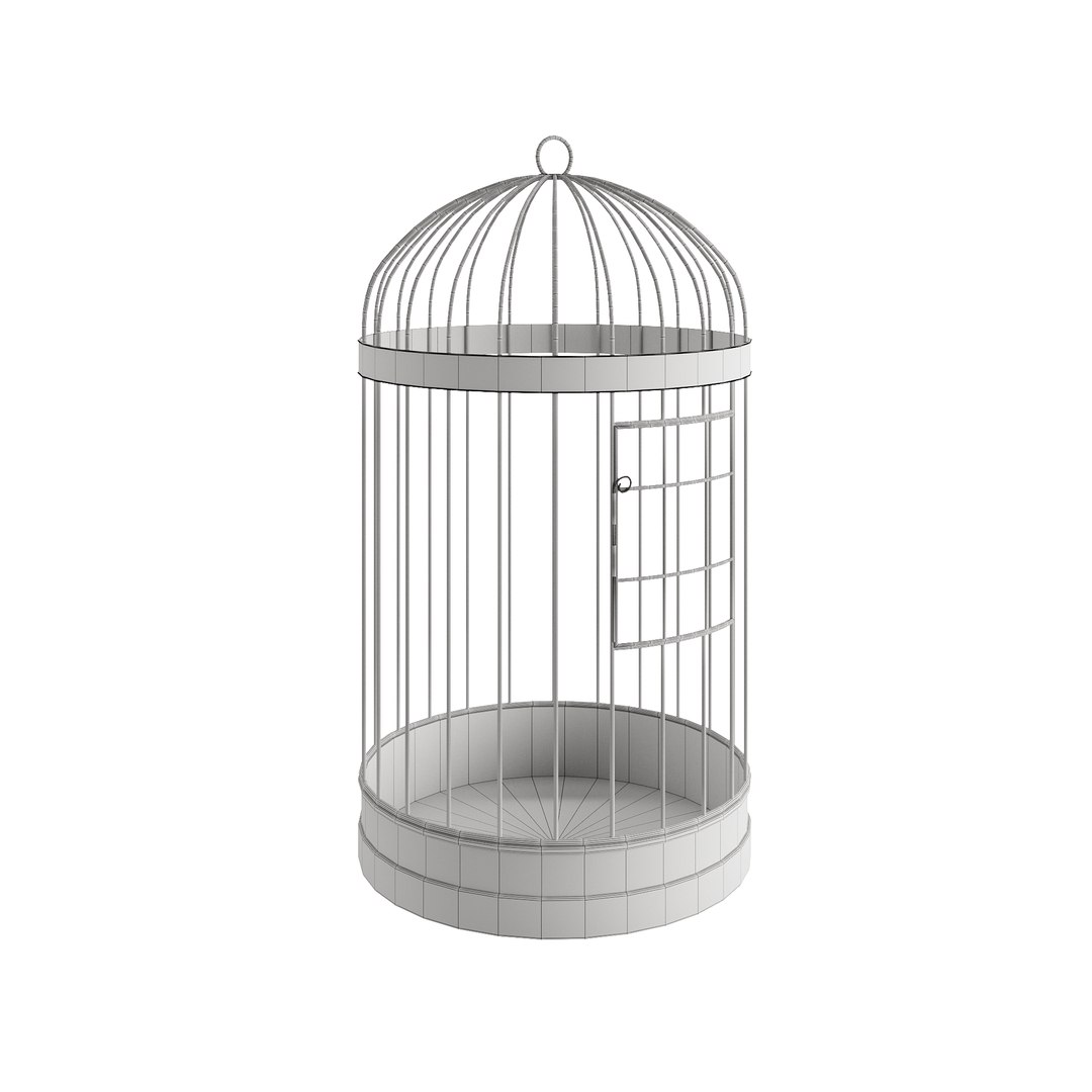 3D Bird Cage Model - TurboSquid 2140095