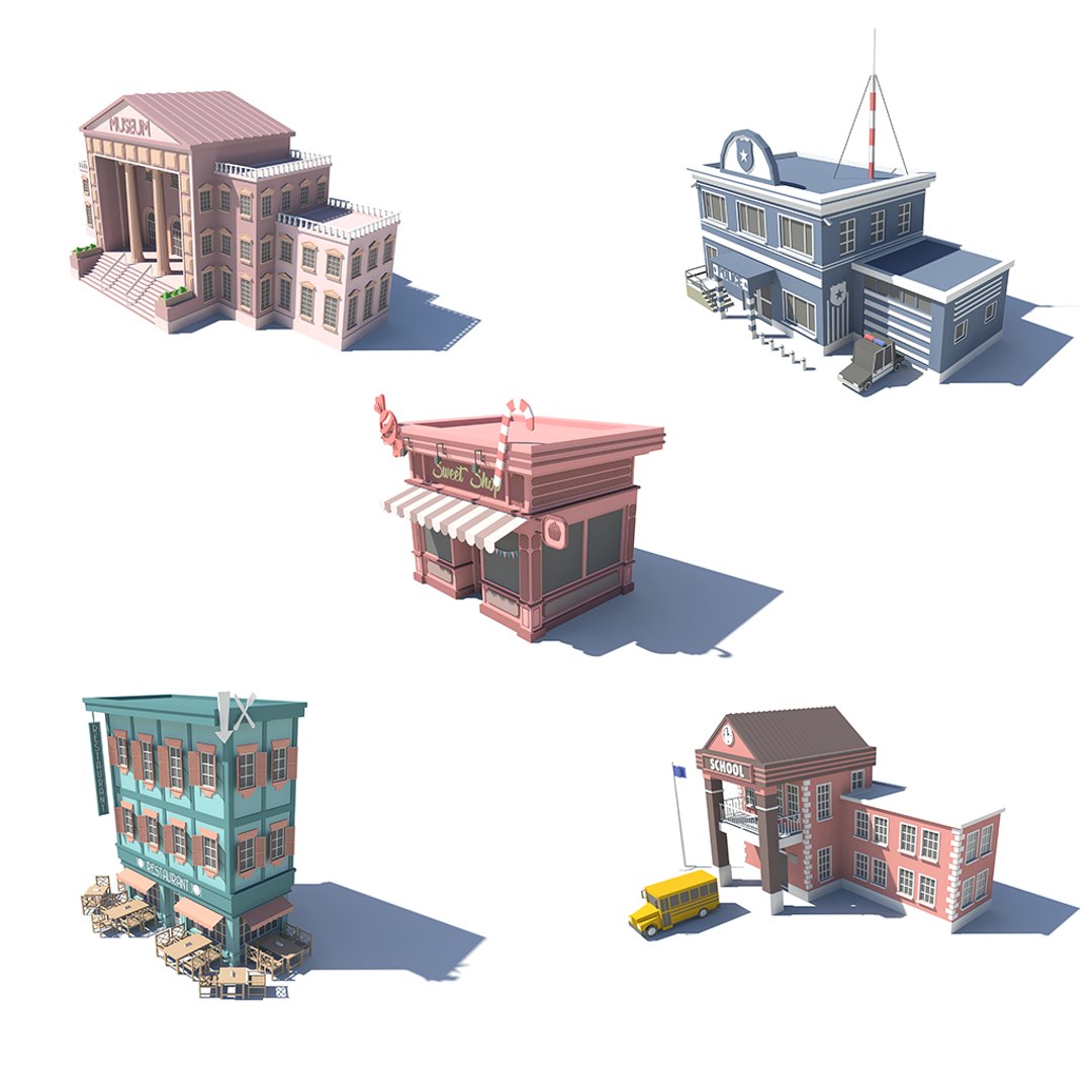 3D Fivestore04 Store - TurboSquid 1412964