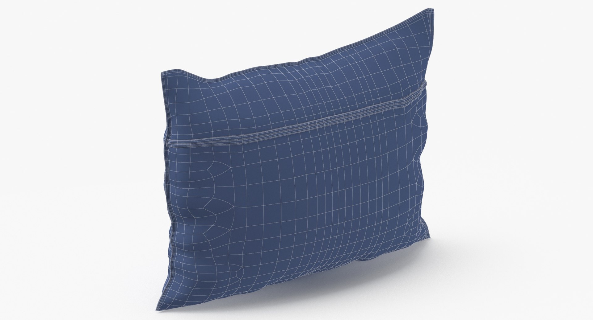 Pillow Single Blank And Generic Label 3D Model - TurboSquid 2240600