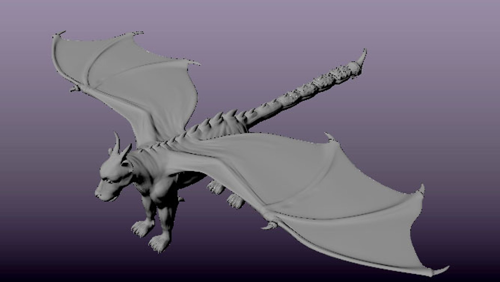 3d model mythological manticore