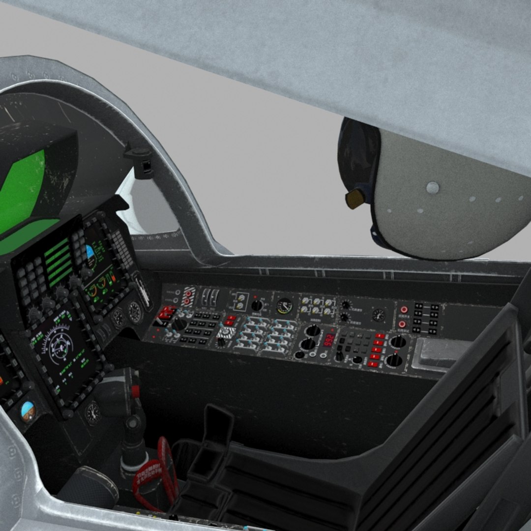 3D china navy j15 cockpit - TurboSquid 1317699