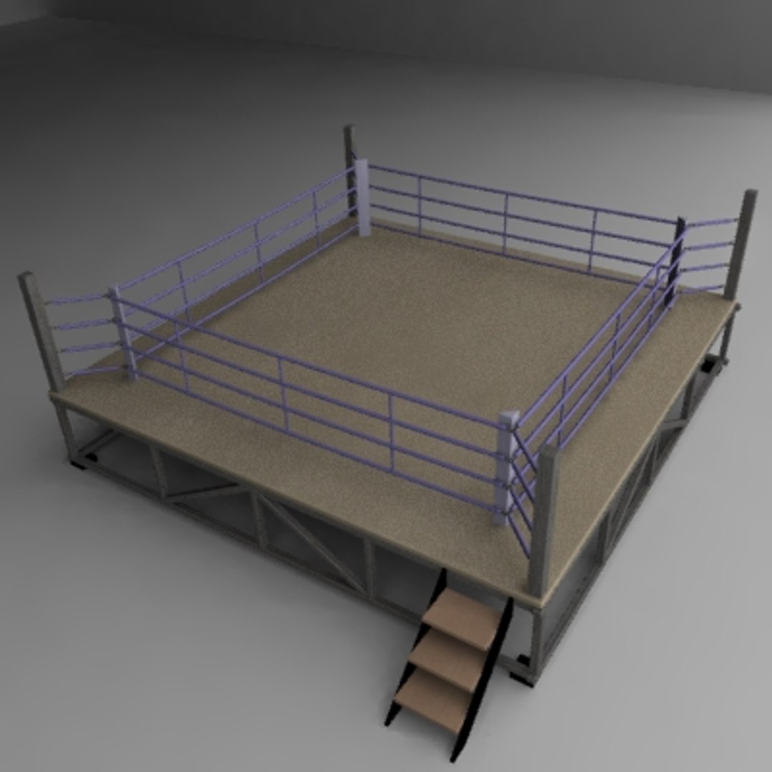 3d Ring Boxing Model