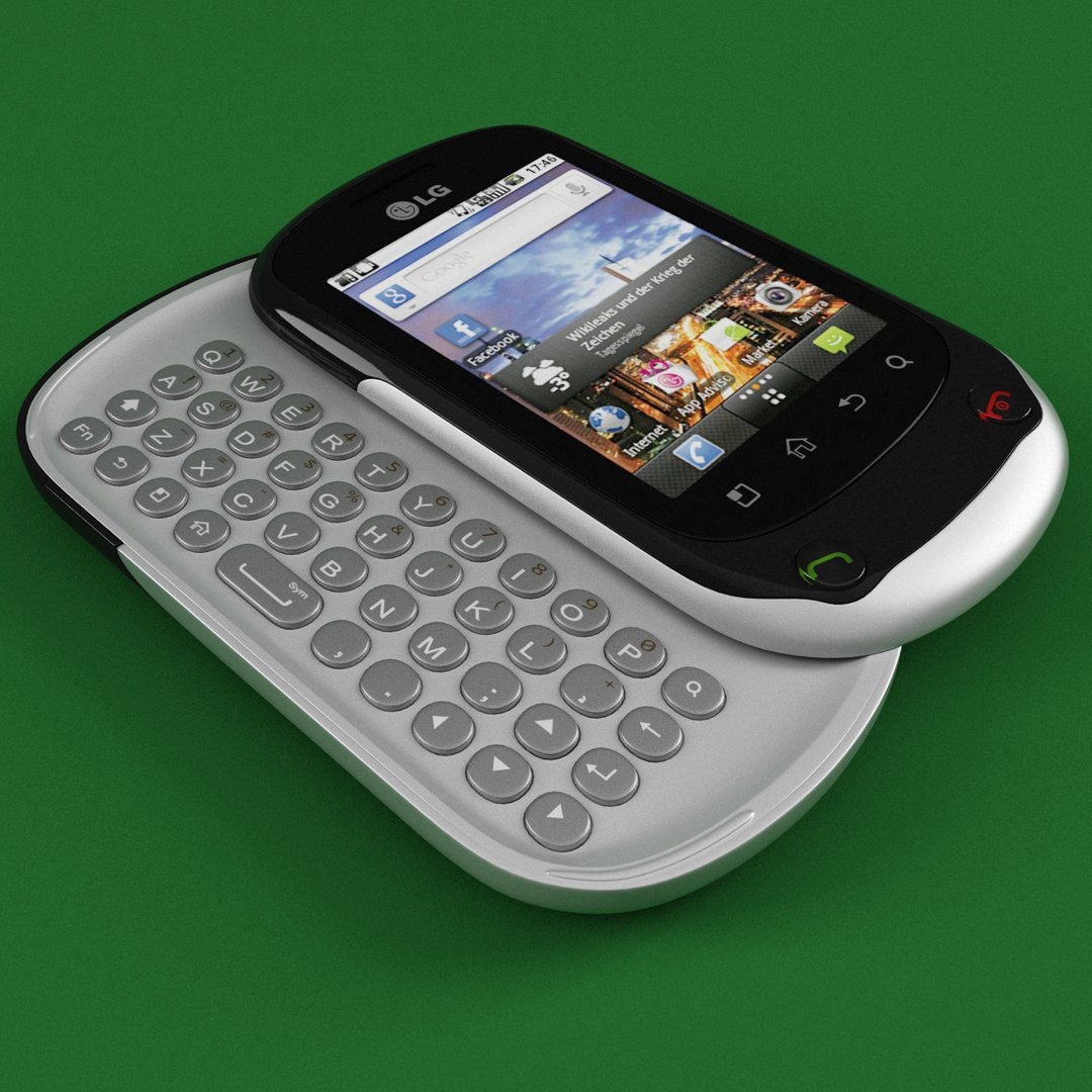 3d Lg C550 Optimus Chat