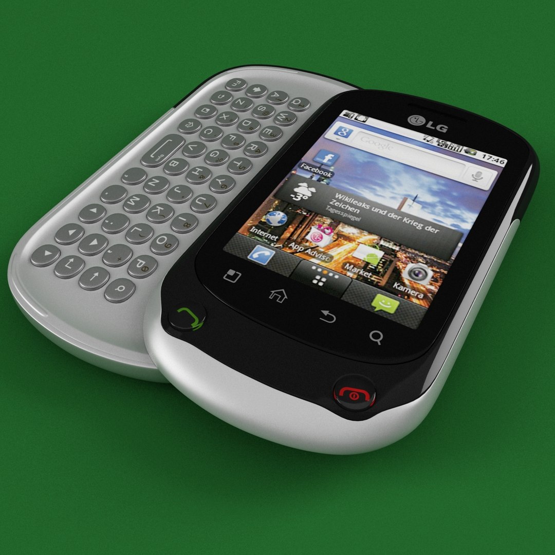 3d Lg C550 Optimus Chat