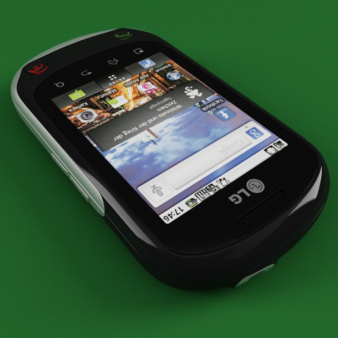 3d Lg C550 Optimus Chat
