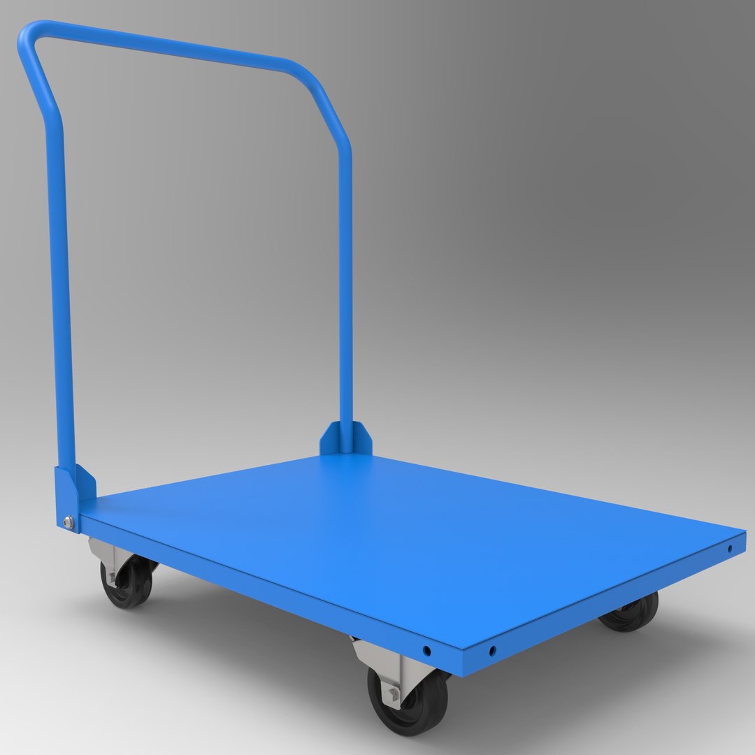Platform Trolley Model - TurboSquid 1887928