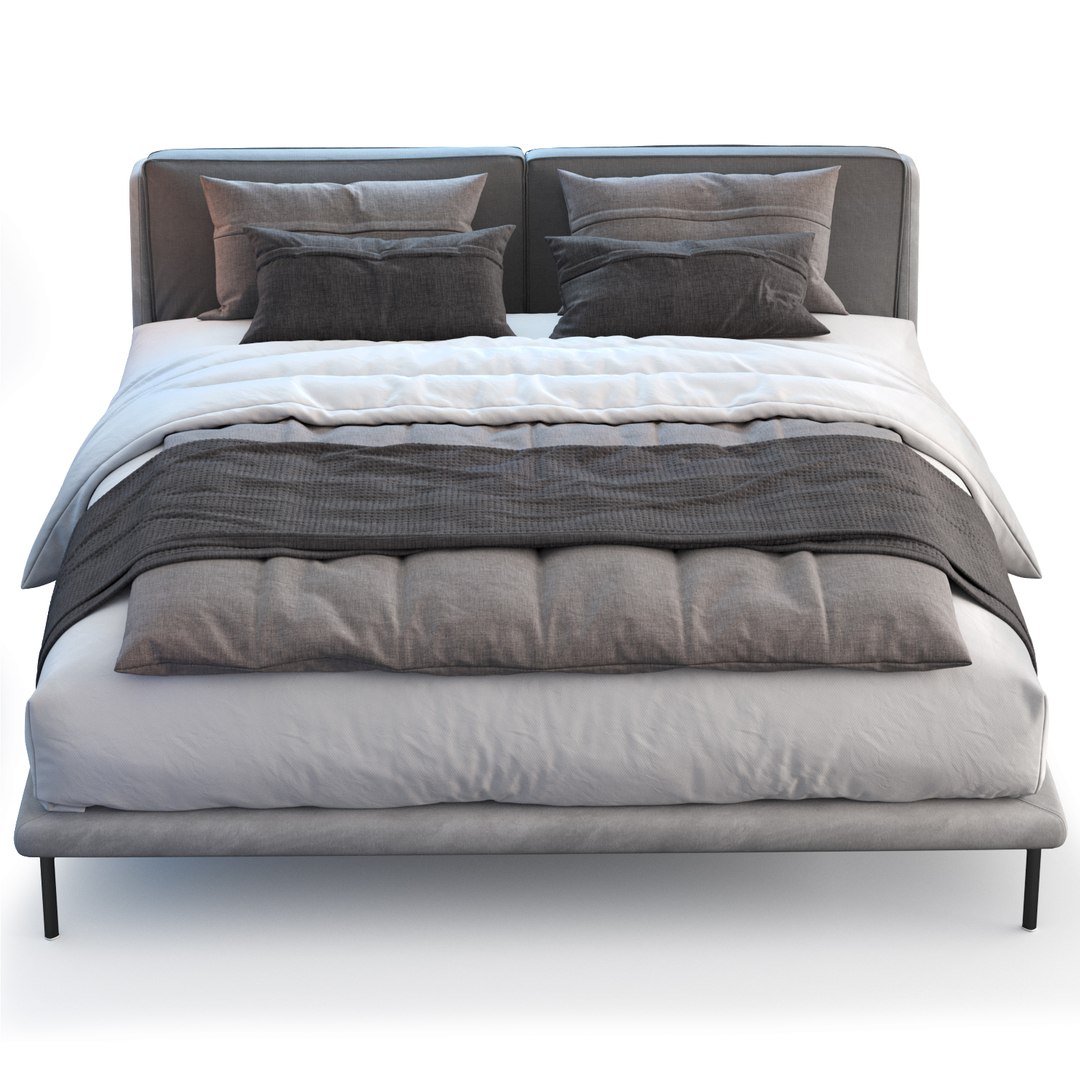 3D Myhomecollection Bed Mise Model - TurboSquid 1568835