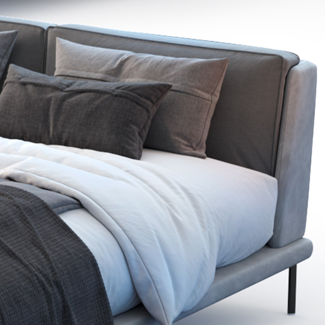 3D Myhomecollection Bed Mise Model - TurboSquid 1568835