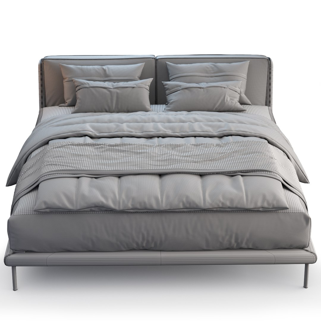 3D Myhomecollection Bed Mise Model - TurboSquid 1568835