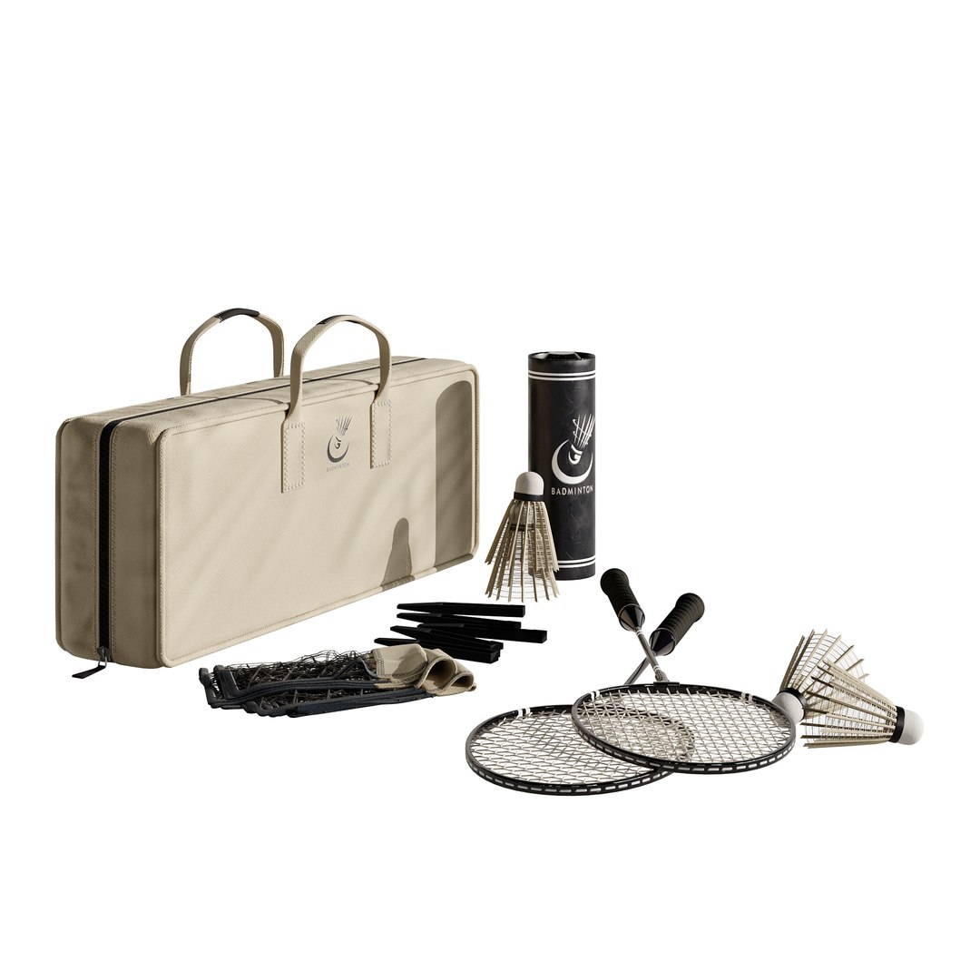 3D Badminton Set 1 - TurboSquid 1950867