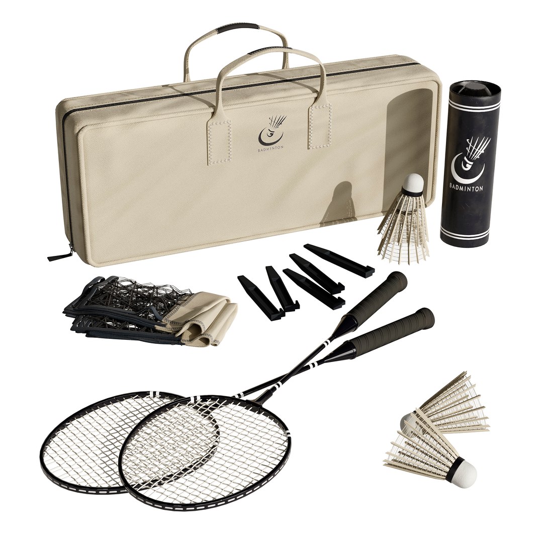 3D Badminton Set 1 - TurboSquid 1950867